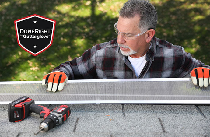 Leaf Blaster Pro installed in Boise Area by Hunter Rain Gutters