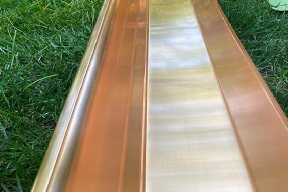 Copper Gutters Installed in the Boise Area by Hunter Rain Gutters